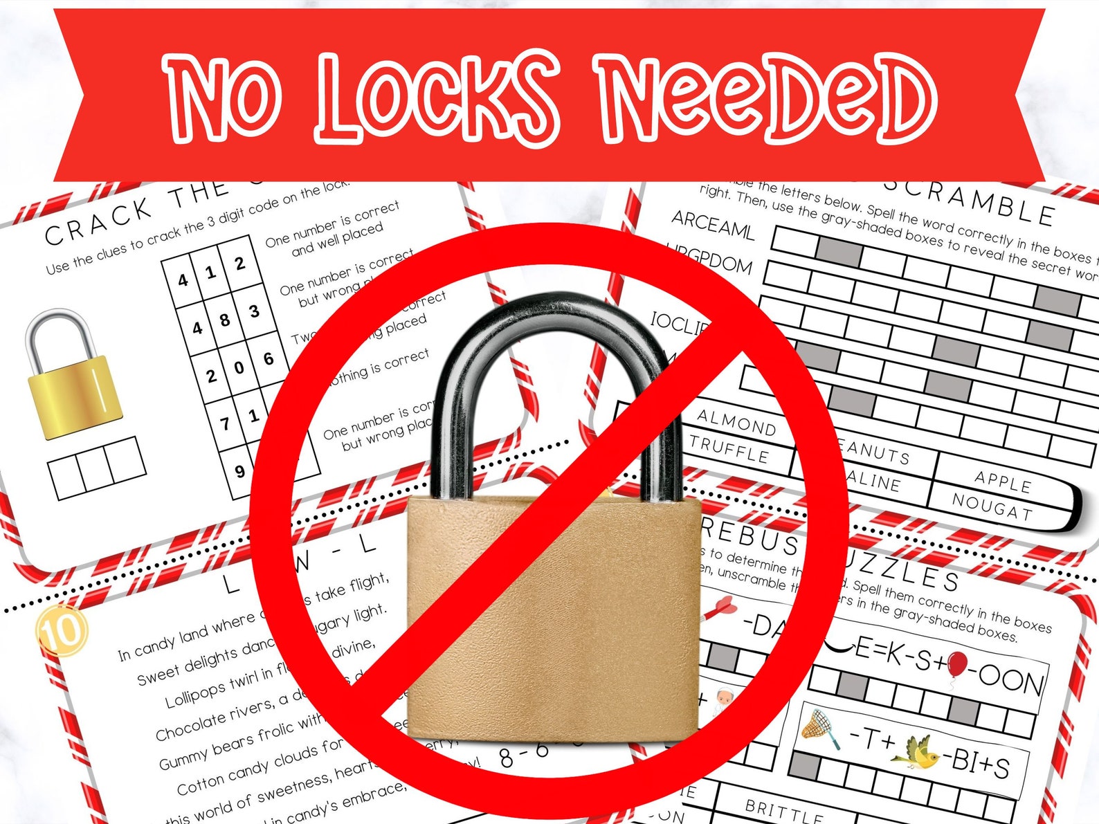 Escape Room for Kids - DIY Printable Game – Candy Catastrophe Escape ...