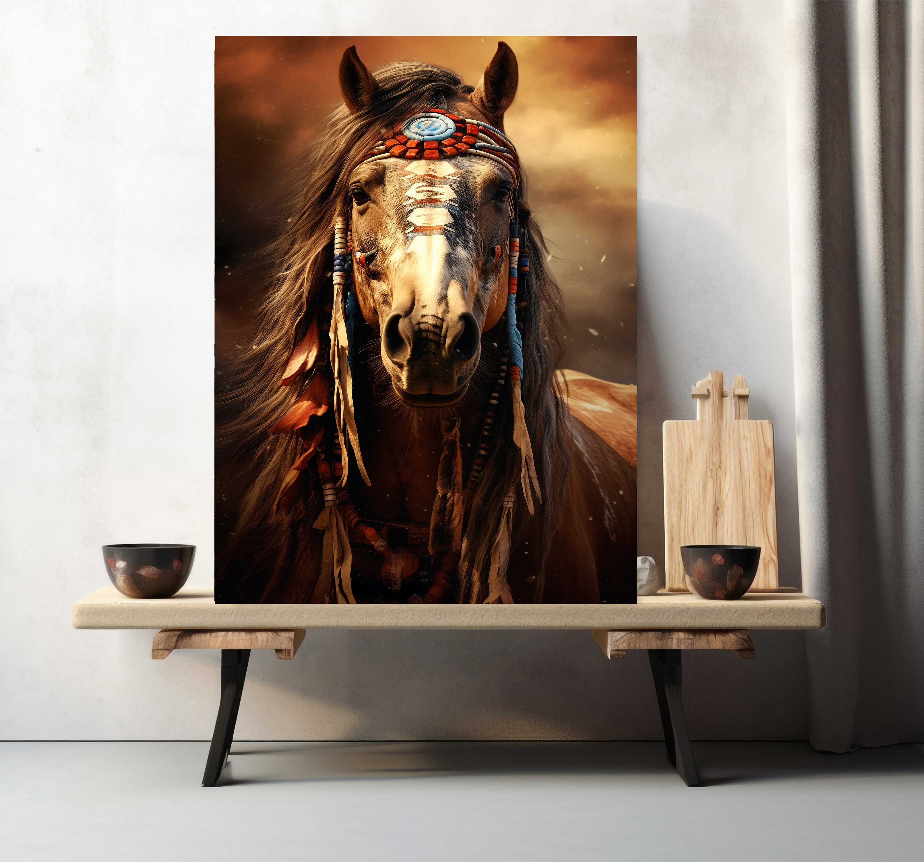 Native American Horse Art