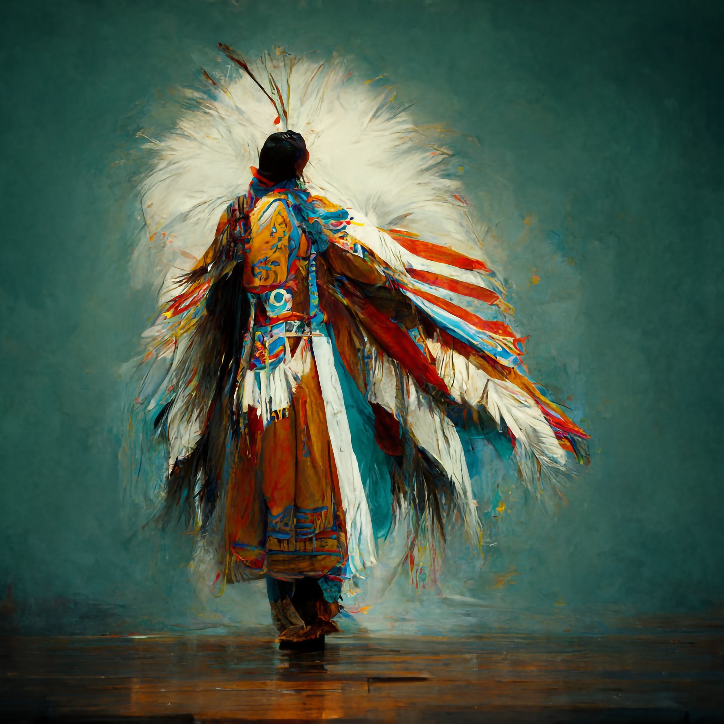 Native American Art Print or Canvas Wrap. Native American - Etsy