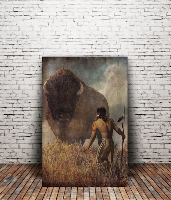 Native American Bison Art