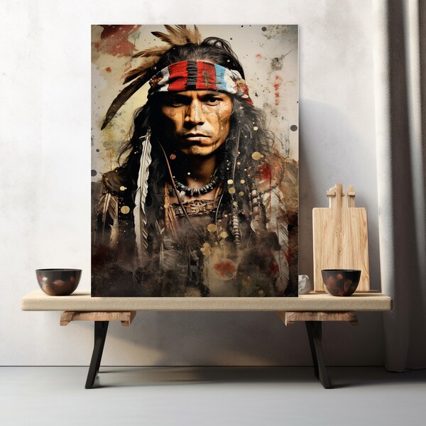 Warrior Painting - Etsy