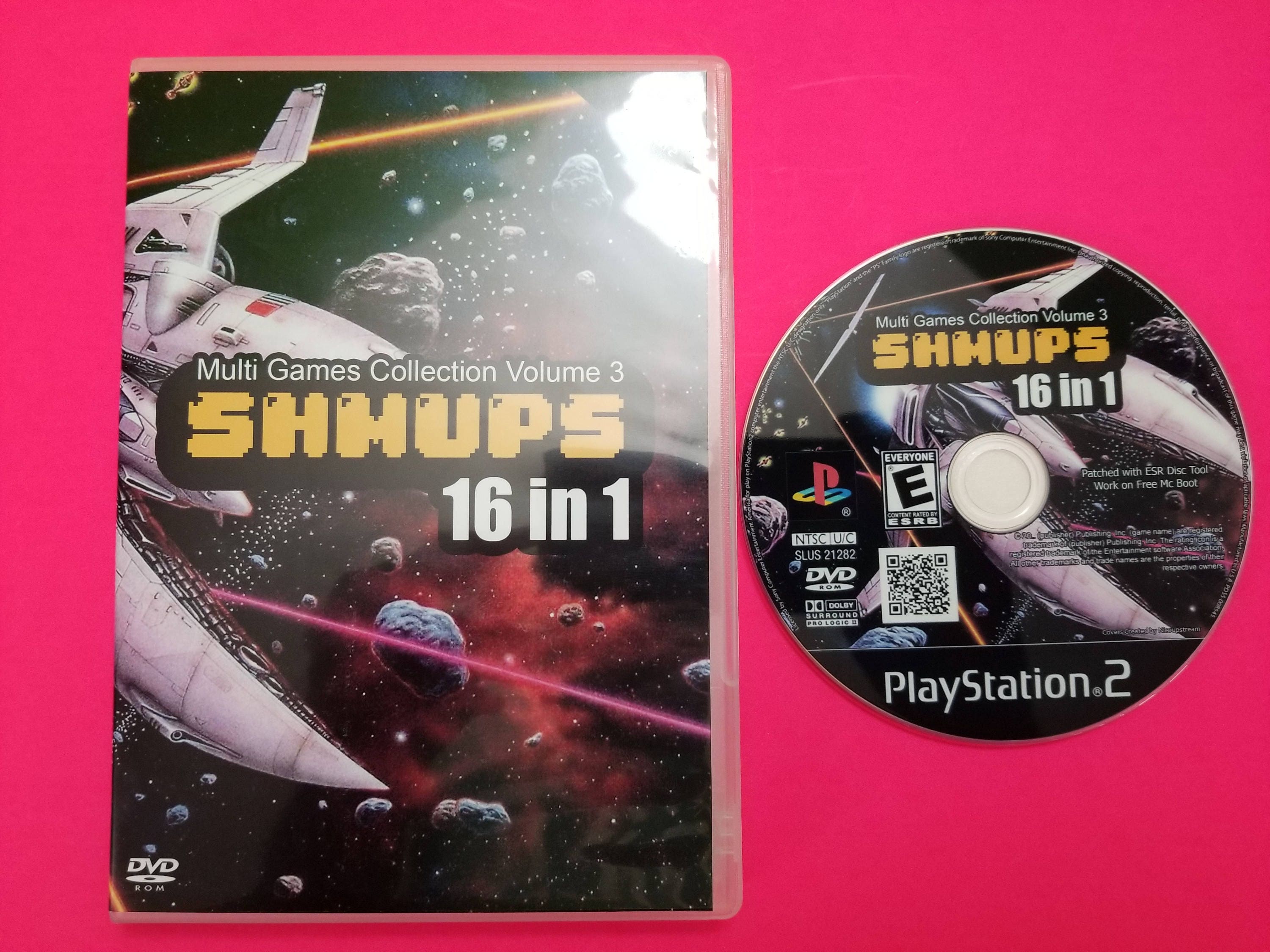 16 in 1 Shmup pack for the Playstation 2 reproduction DVD case | Etsy