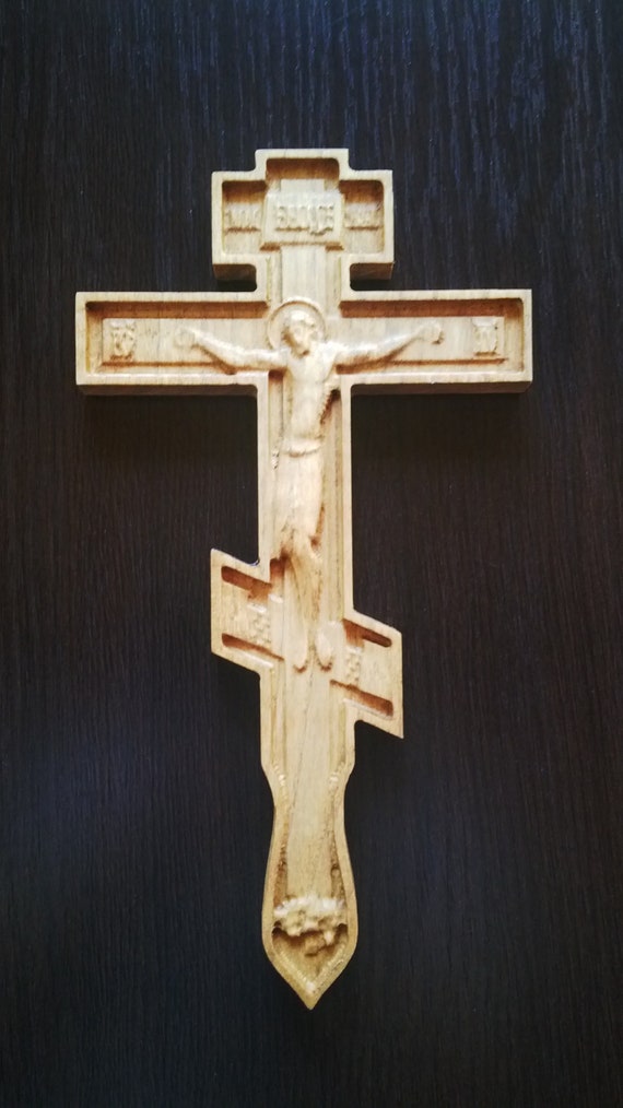 Cross Orthodox Religious Wall Art Christian Wood Carving Home - Etsy