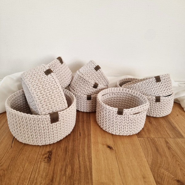 Cotton Cord Basket - Etsy