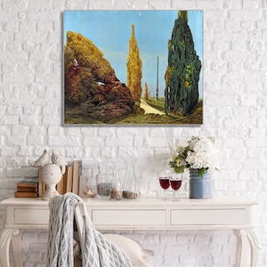Max Ernst Solitary and Conjugal Trees Giclee Print Reproduction ...