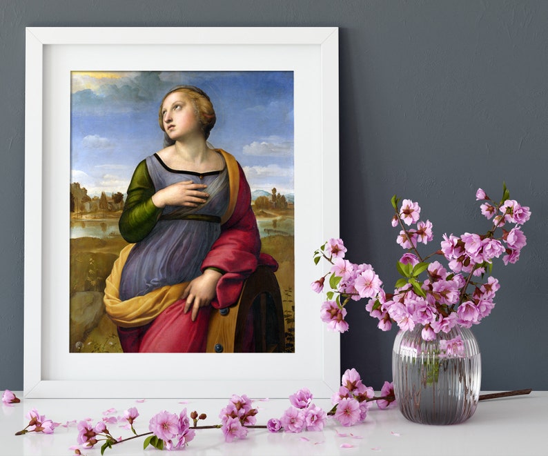 Raphael Saint Catherine of Alexandria Giclee Print - Etsy