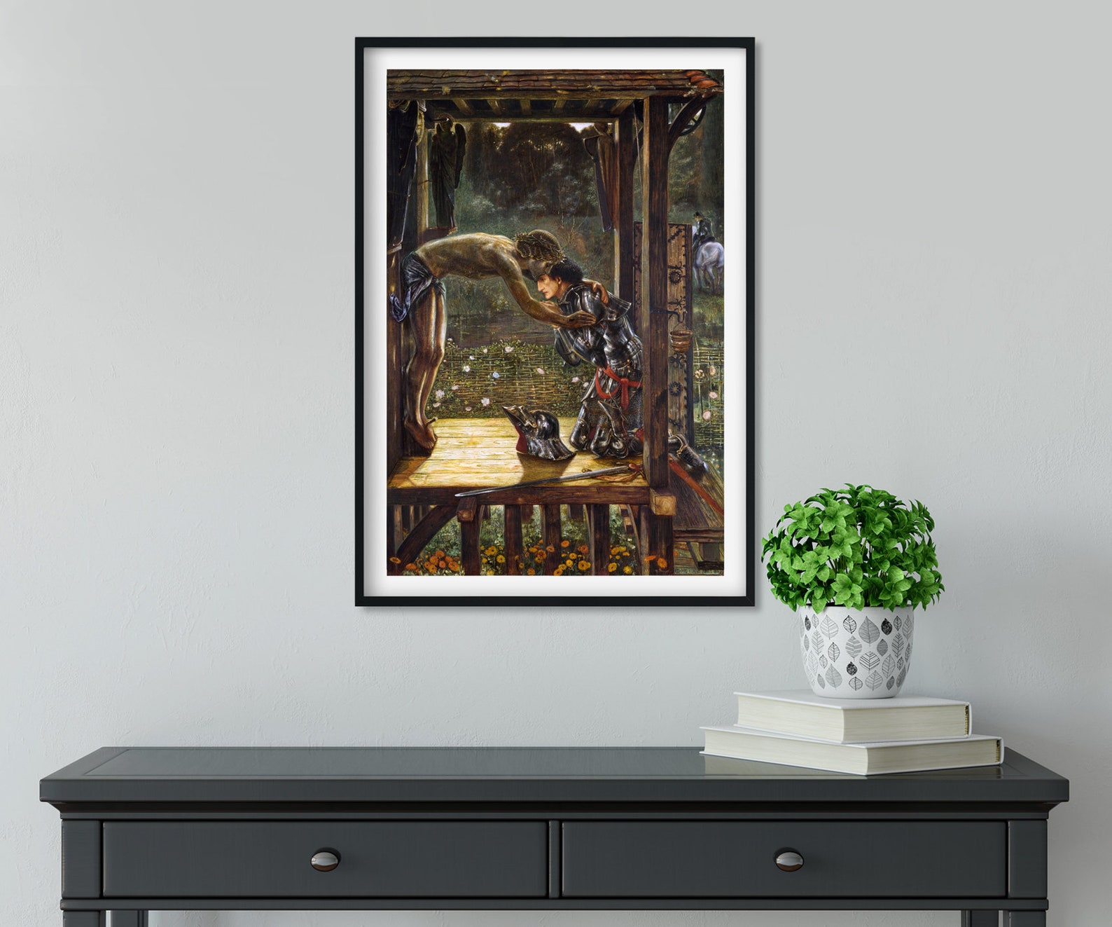 Edward Burne Jones the Merciful Knight Giclee Print - Etsy