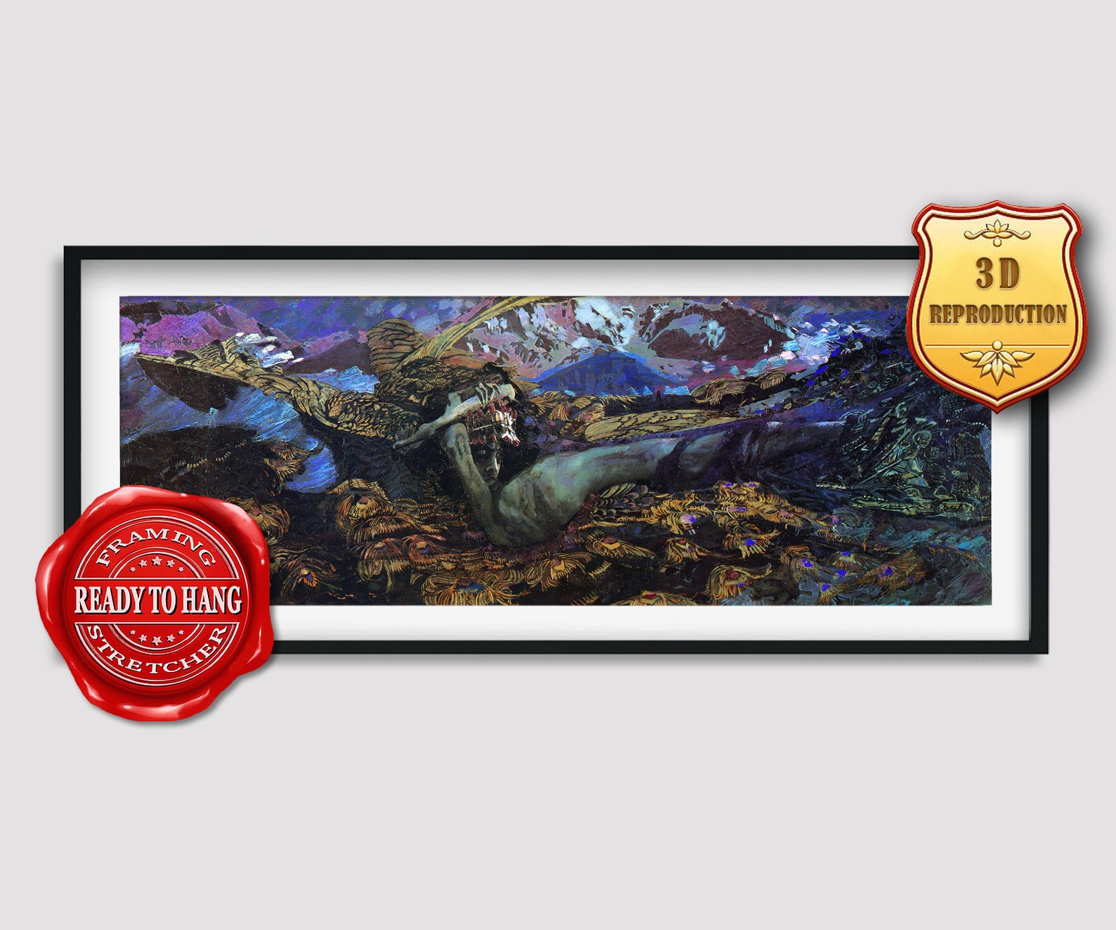 Mikhail Vrubel the Demon Downcast Giclee Print Reproduction - Etsy