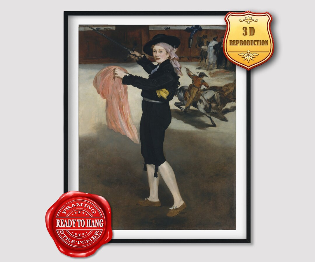 Edouard Manet Mademoiselle V in the Costume of an Espada - Etsy Ireland