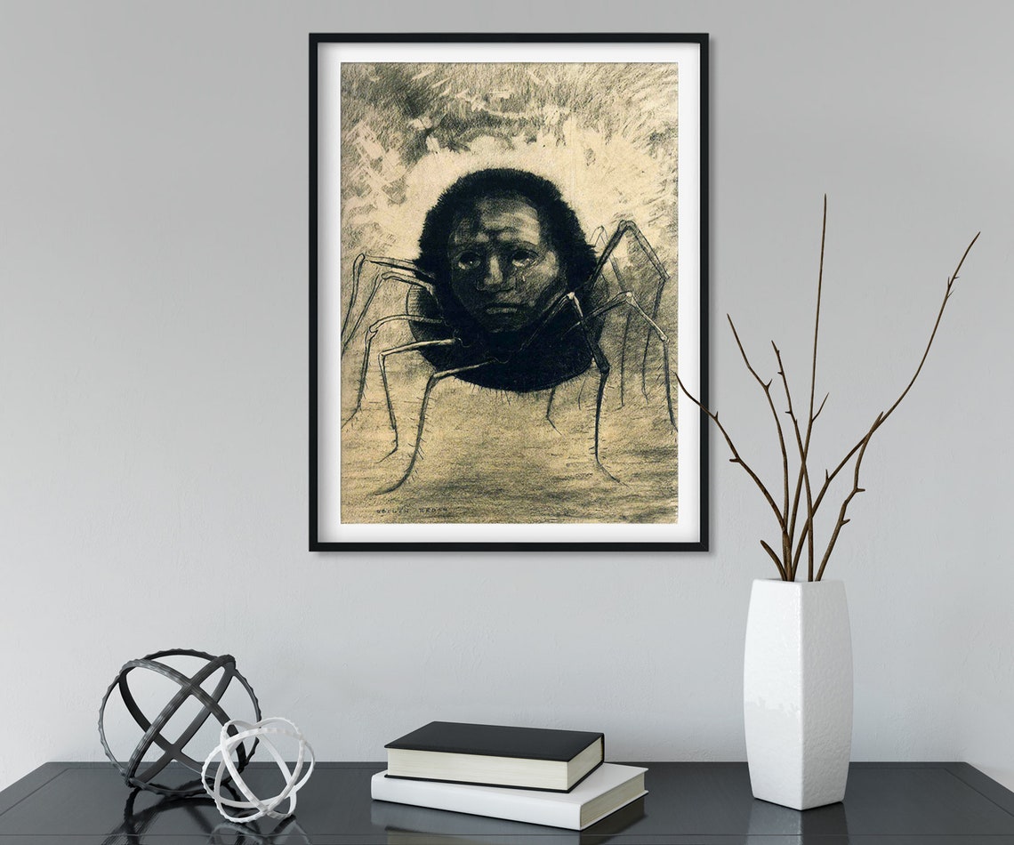 Odilon Redon the Crying Spider Giclee Print Reproduction | Etsy