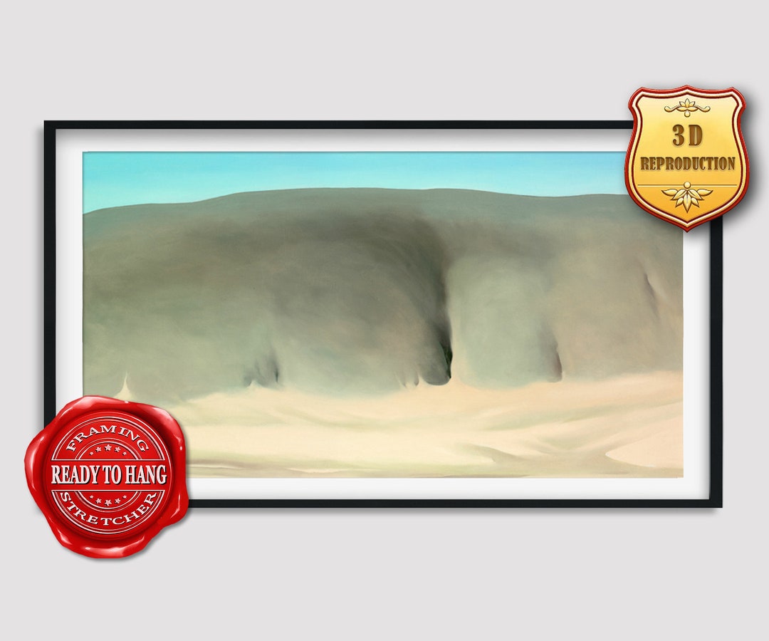 Georgia O'keeffe the Black Place Giclee Print Reproduction Painting ...