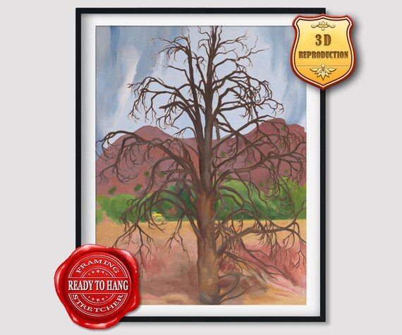 Georgia O'keeffe Dead Piñon Tree Giclee Print Reproduction - Etsy