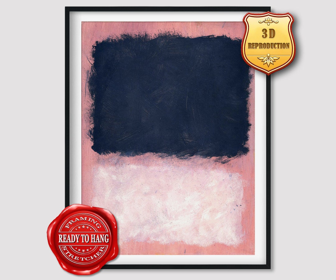 Mark Rothko Untitled Giclee Print Texture Gel Reproduction Painting ...