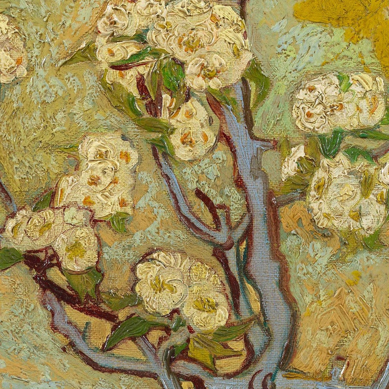 Vincent Van Gogh Blossoming Pear Tree Giclee Print | Etsy