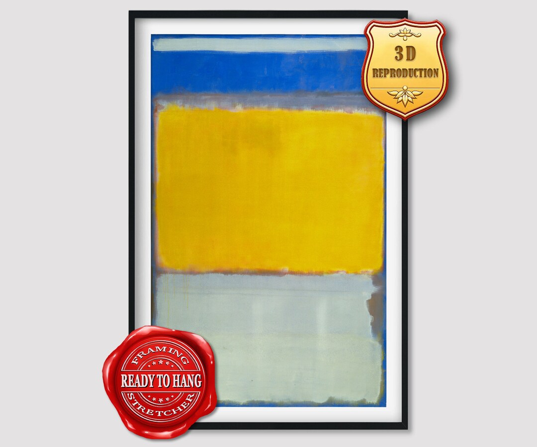 Mark Rothko No 10 Giclee Print Texture Gel Reproduction Painting Large ...