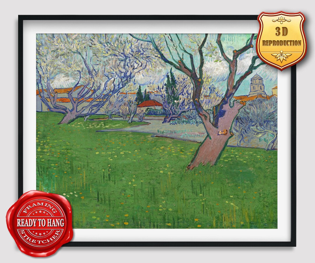 Vincent Van Gogh Orchards in Blossom View of Arles Giclee Print ...