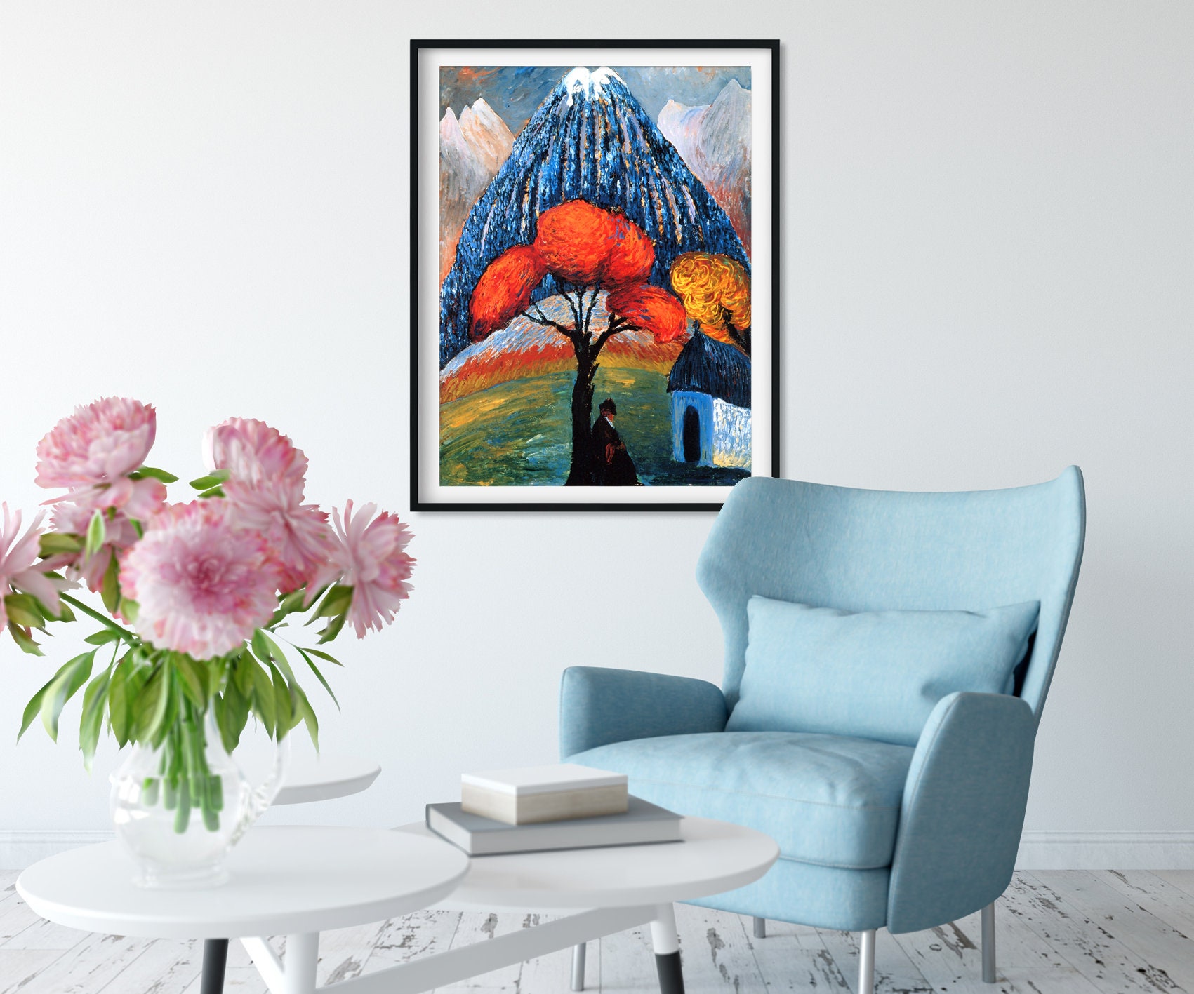 Marianne von Werefkin The Red Tree Giclee Print Reproduction | Etsy