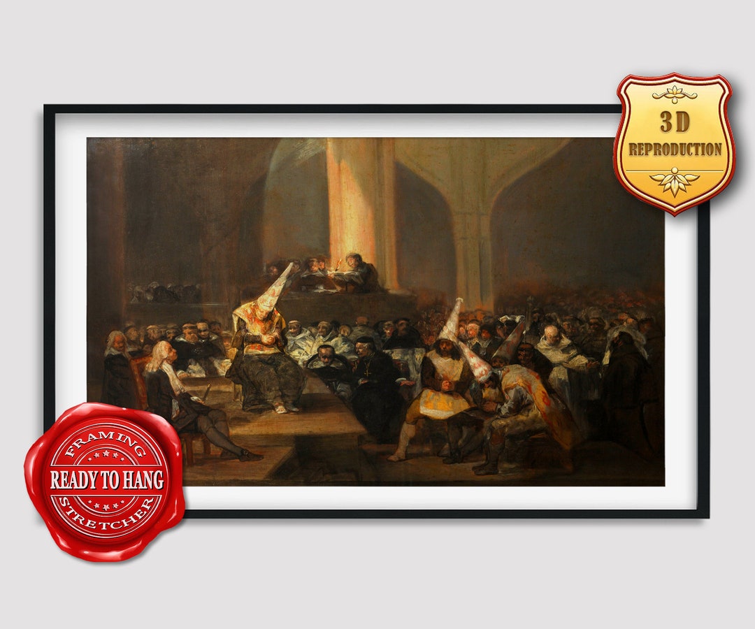 Francisco Goya the Inquisition Tribunal Giclee Print Reproduction ...