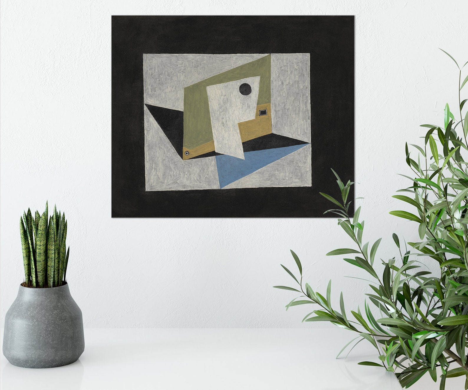 Pablo Picasso Composition With Geometric Forms Giclee Print | Etsy
