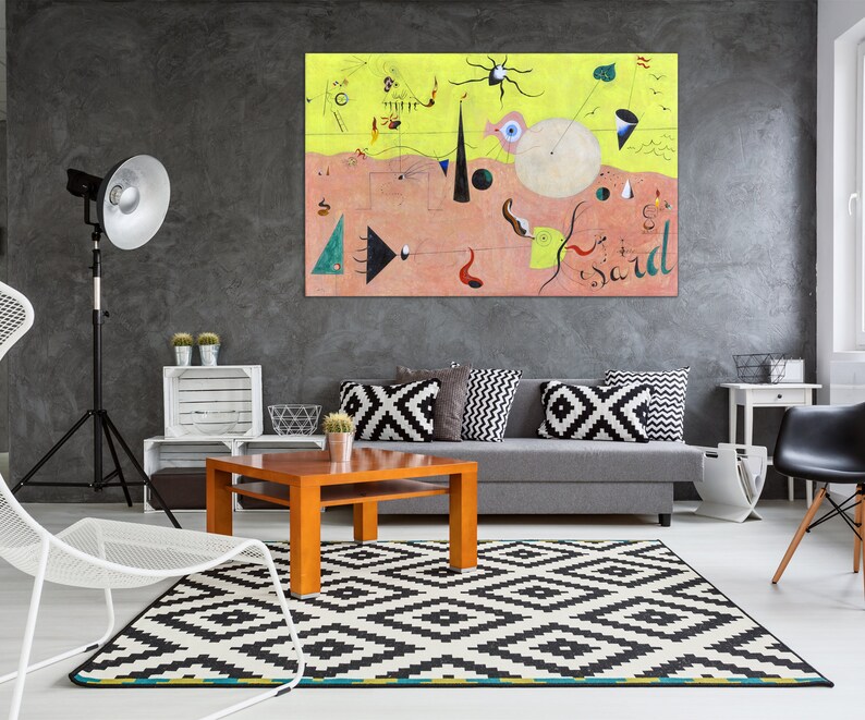 Joan Miró the Hunter Catalan Landscape Giclee Print - Etsy