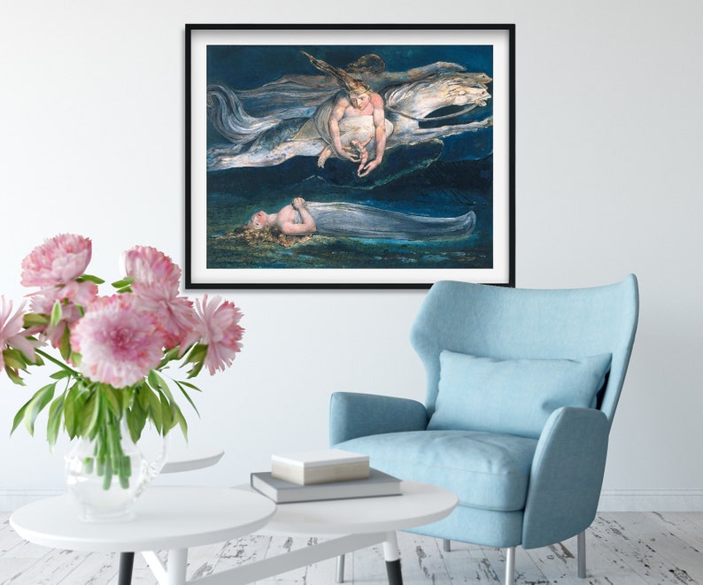 William Blake Pity Giclee Print Texture Gel Reproduction - Etsy