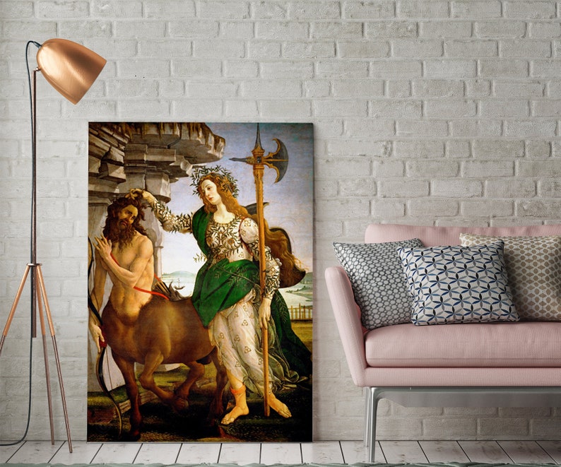 Sandro Botticelli Pallas and the Centaur Giclee Print Reproduction ...