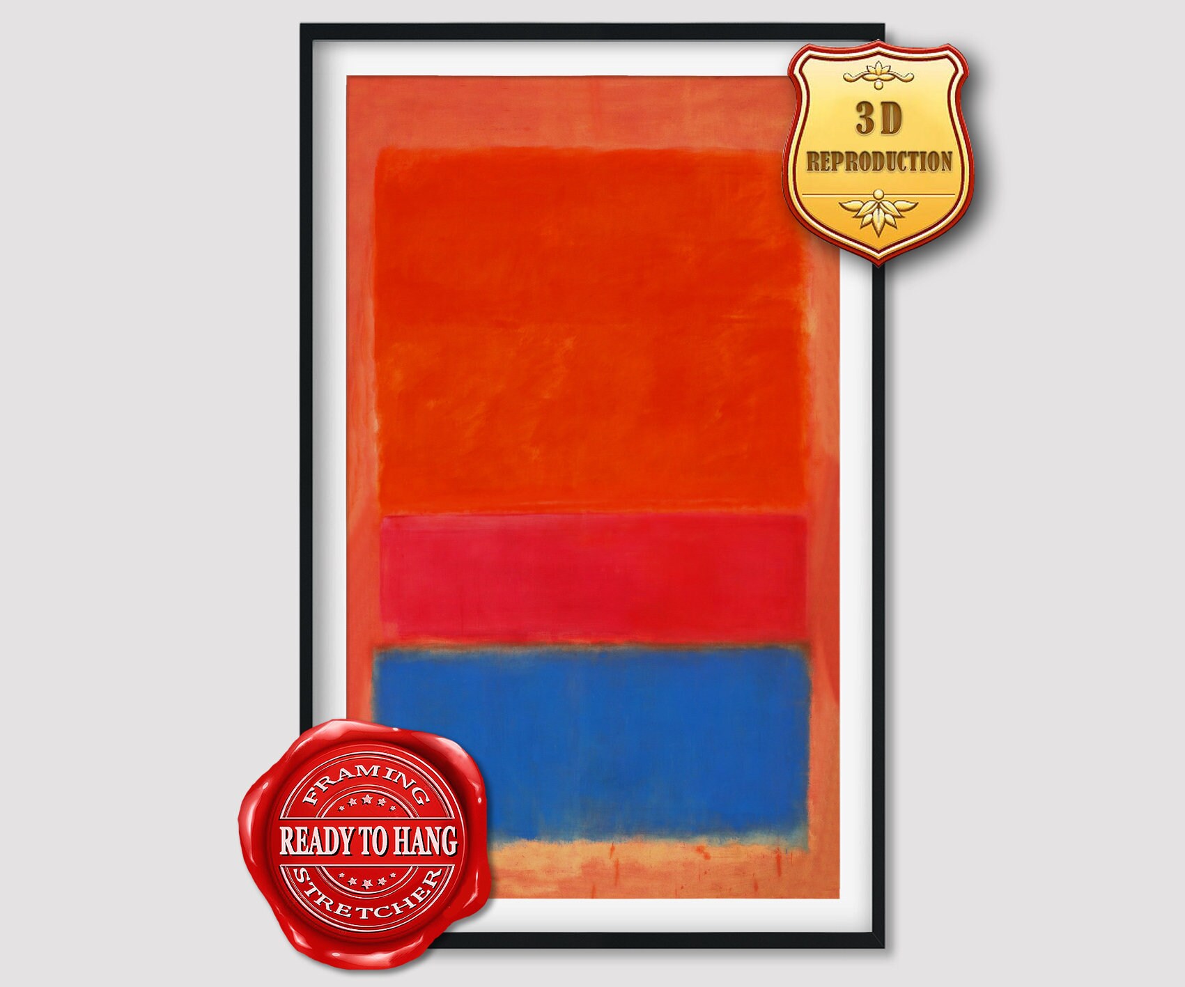 Mark Rothko Red Blue Black