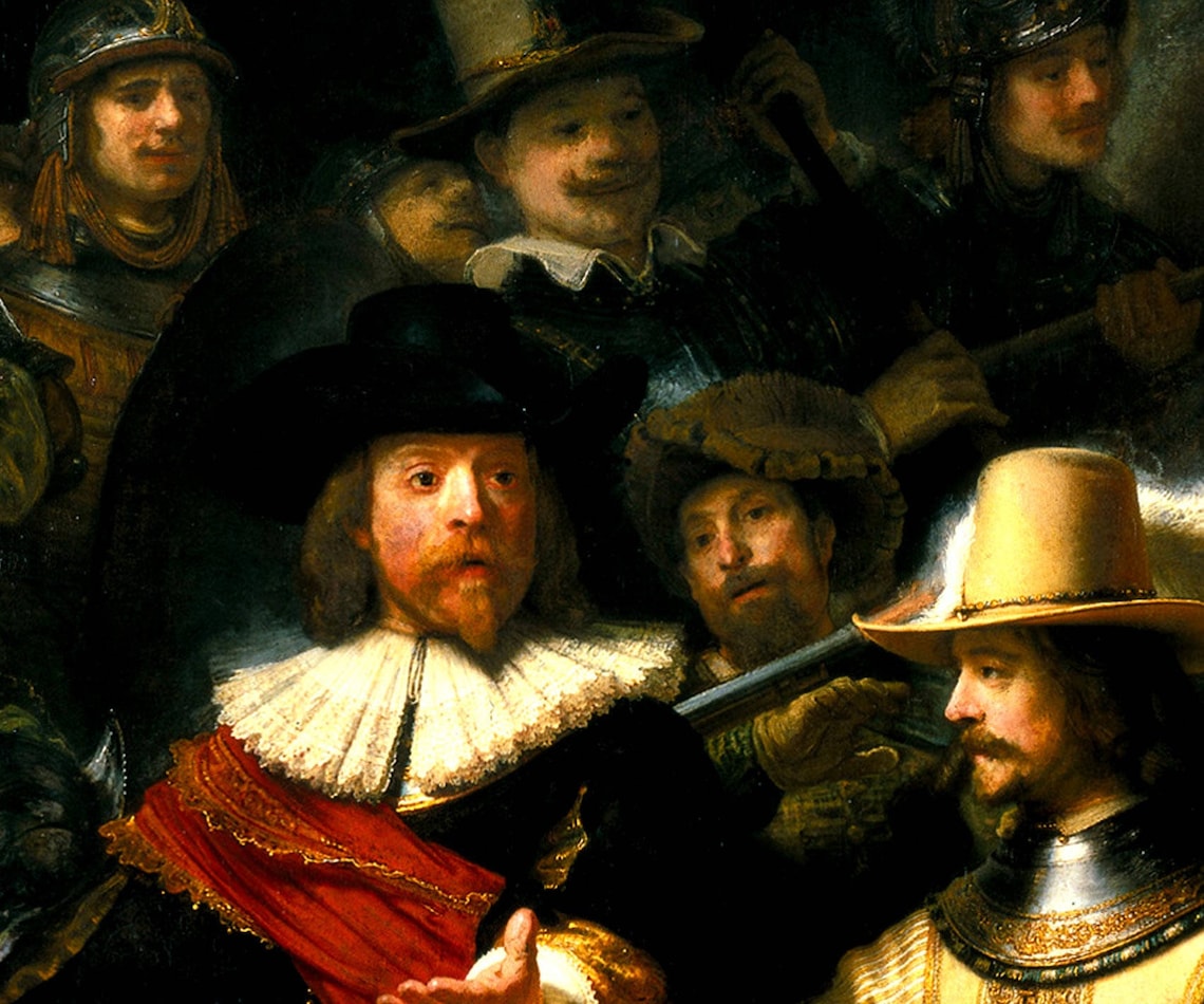 Rembrandt the Night Watch Giclee Print Texture Gel | Etsy