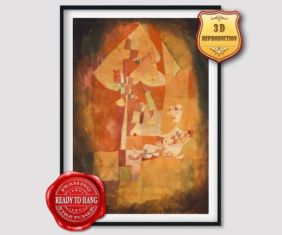 Paul Klee the Man Under the Pear Tree Giclee Print | Etsy