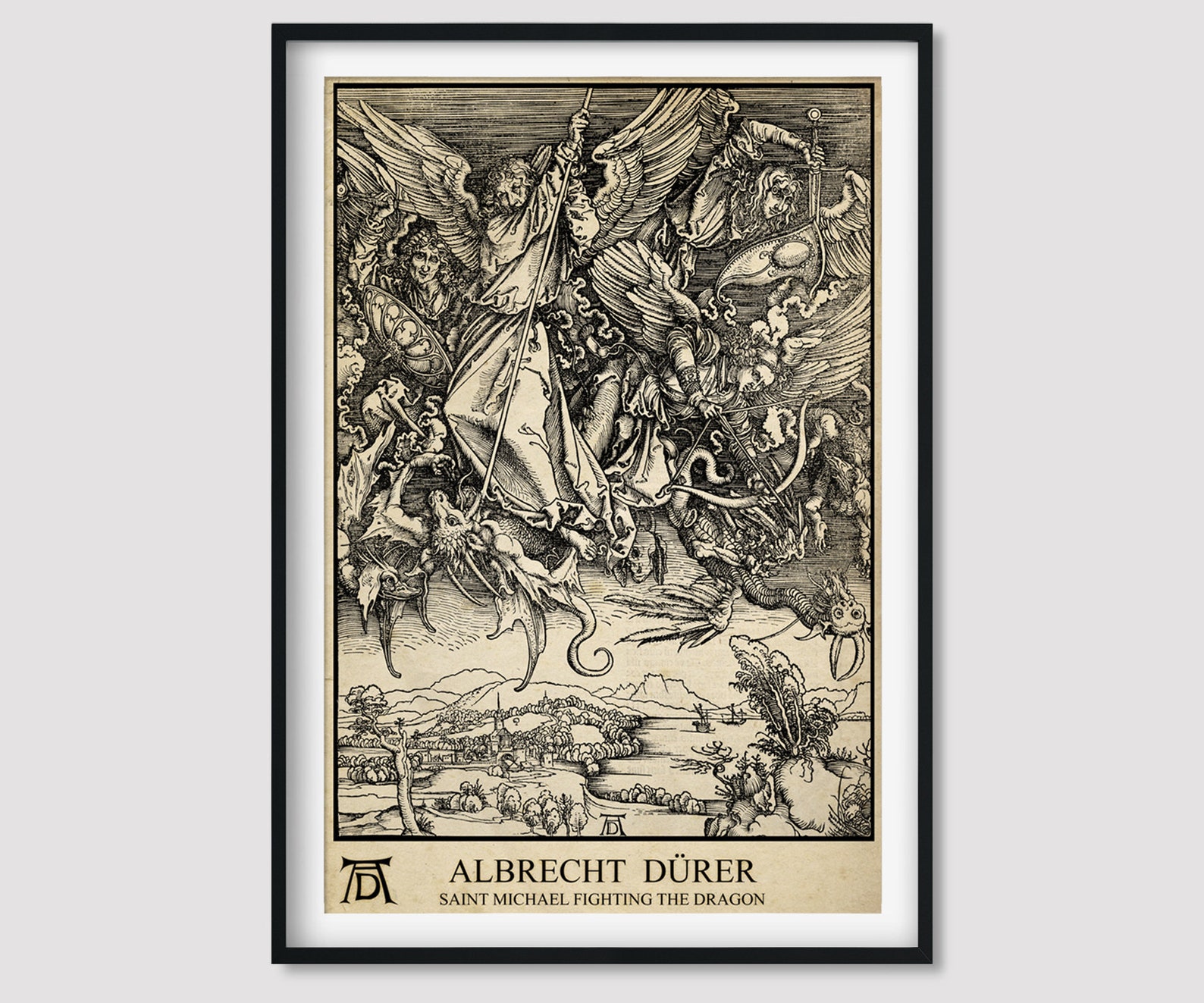 Set of 4 Albrecht Durer Apocalypse Whore Babylon Woman Beast - Etsy