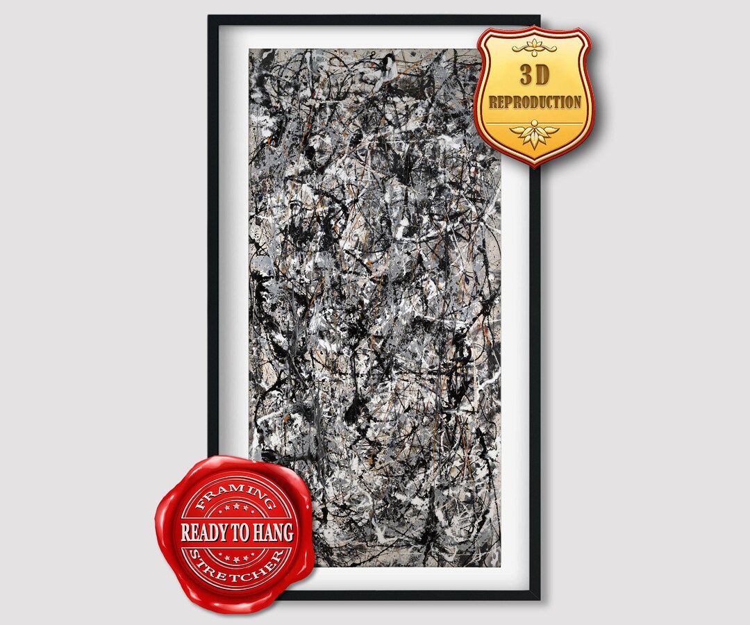 Jackson Pollock Cathedral Giclee Print Texture Gel Reproduction ...