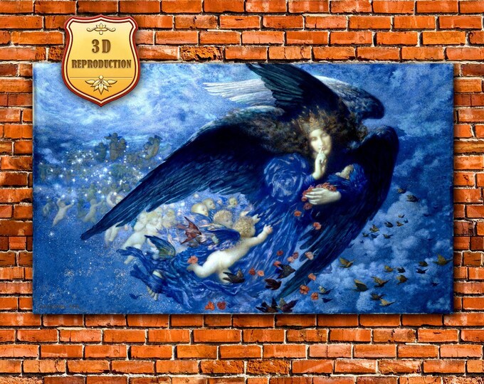 Edward Robert Hughes: Night With Her Train of Stars. Fine Art Print ...