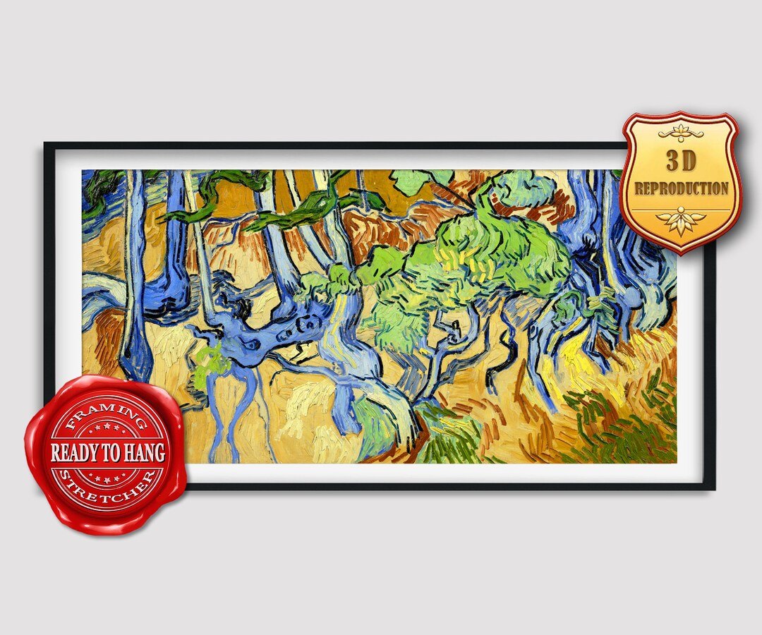 Vincent Van Gogh Tree Roots Giclee Print Reproduction Painting Large ...