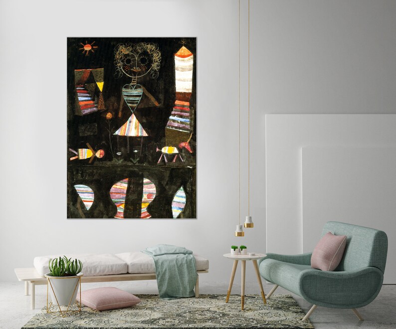 Paul Klee Puppet Theater Giclee Print Texture Gel Reproduction - Etsy