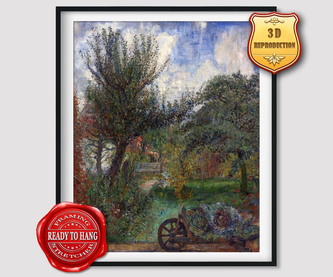 James Ensor the Garden of the Rousseau Family Giclee Print Reproduction ...