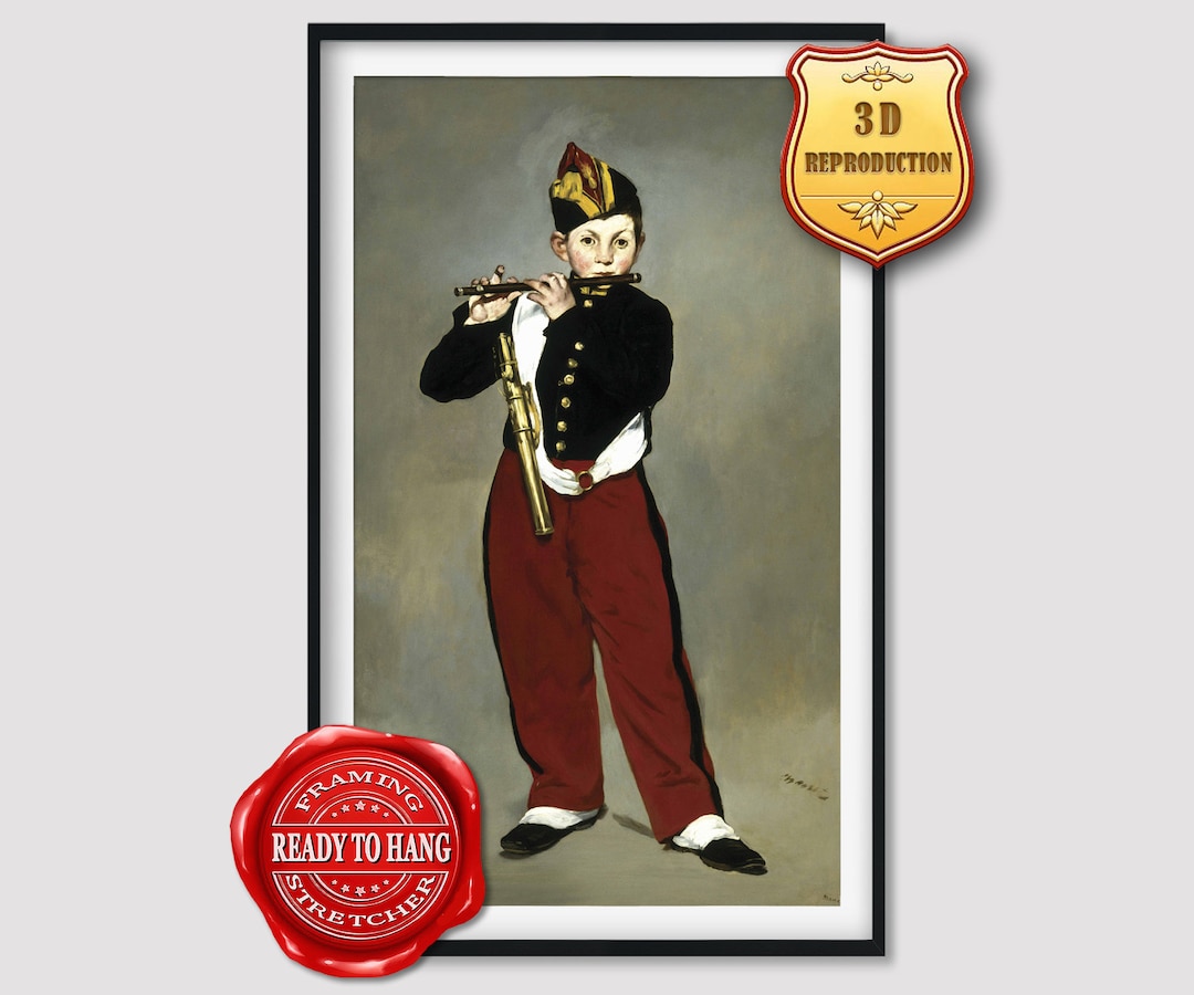 Edouard Manet the Fifer Giclee Print Texture Gel Reproduction Painting ...