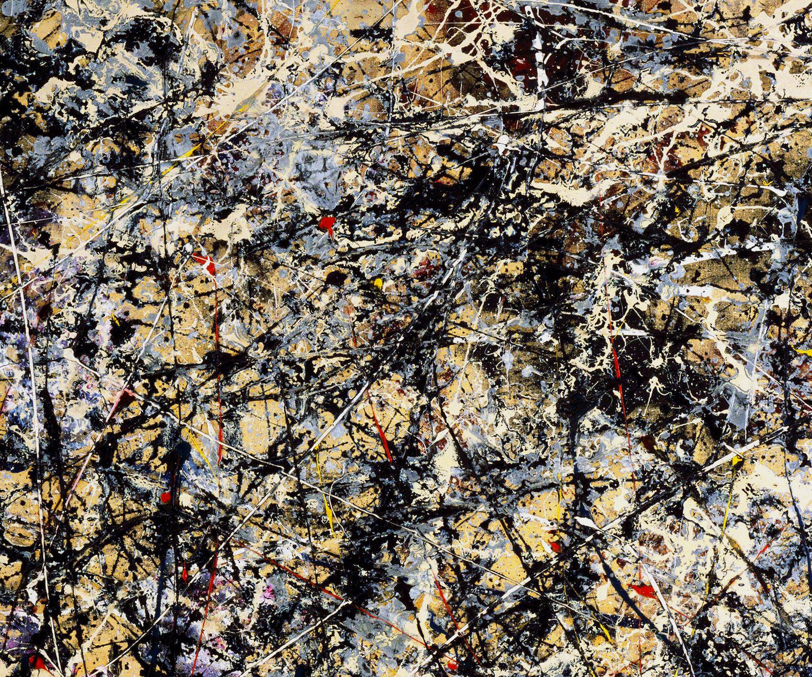 Jackson Pollock Number 1A Giclee Print Texture Gel | Etsy