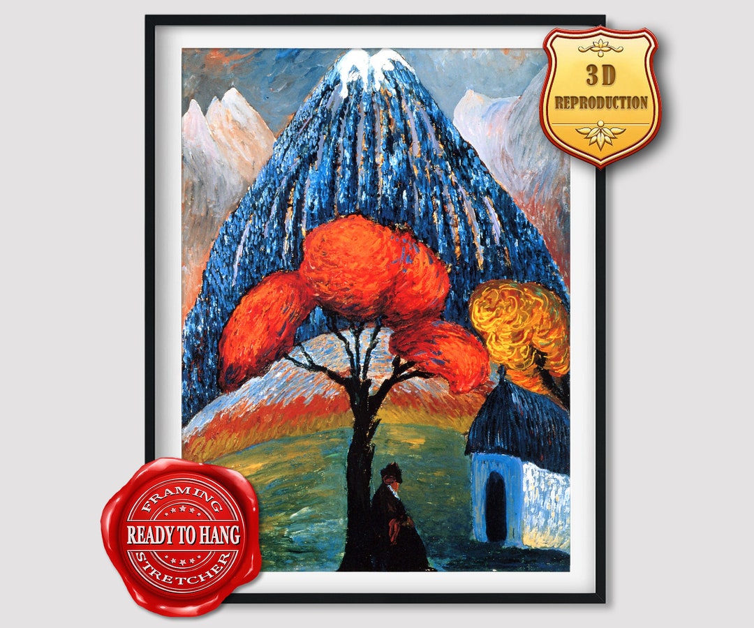 Marianne von Werefkin The Red Tree Giclee Print Reproduction Painting ...
