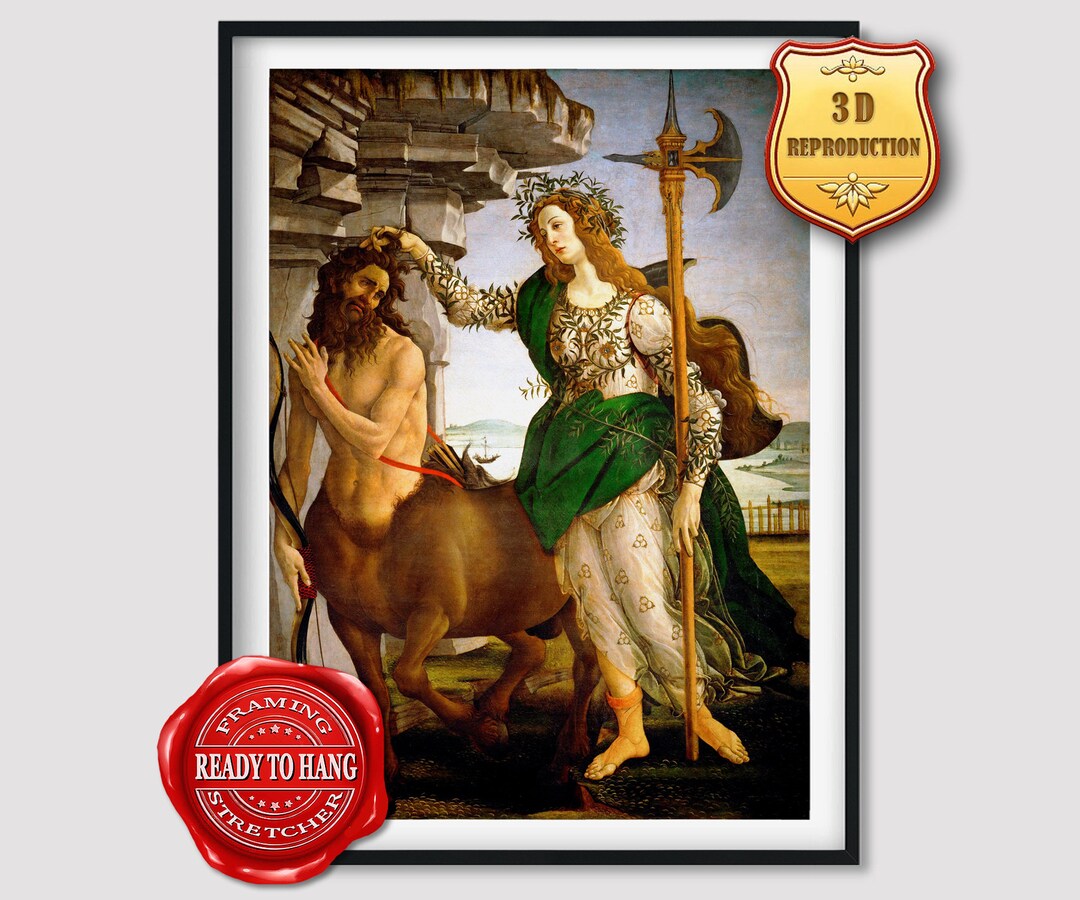 Sandro Botticelli Pallas and the Centaur Giclee Print Reproduction ...