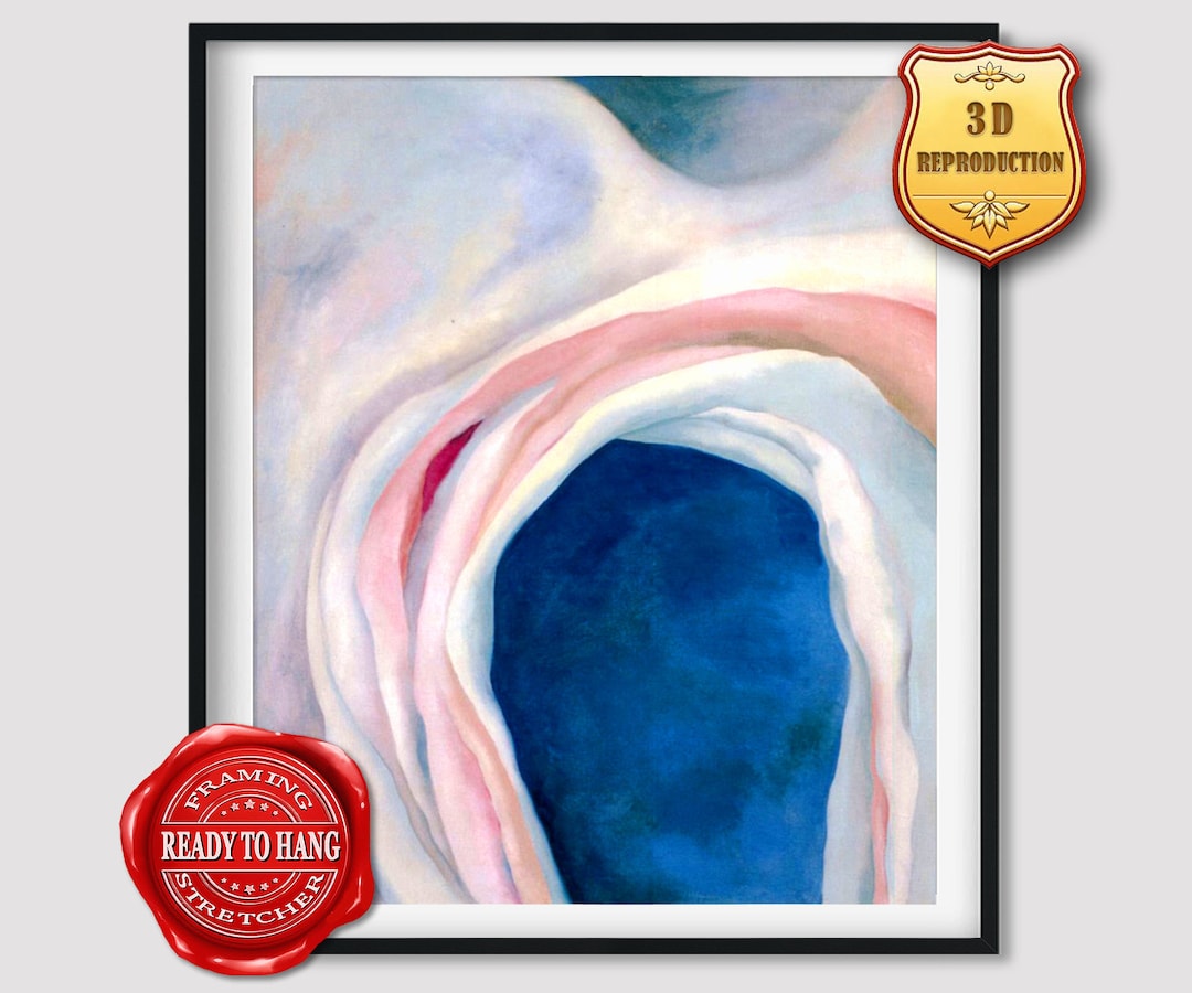 Georgia O'keeffe Music Pink and Blue No 1 Giclee Print Reproduction ...