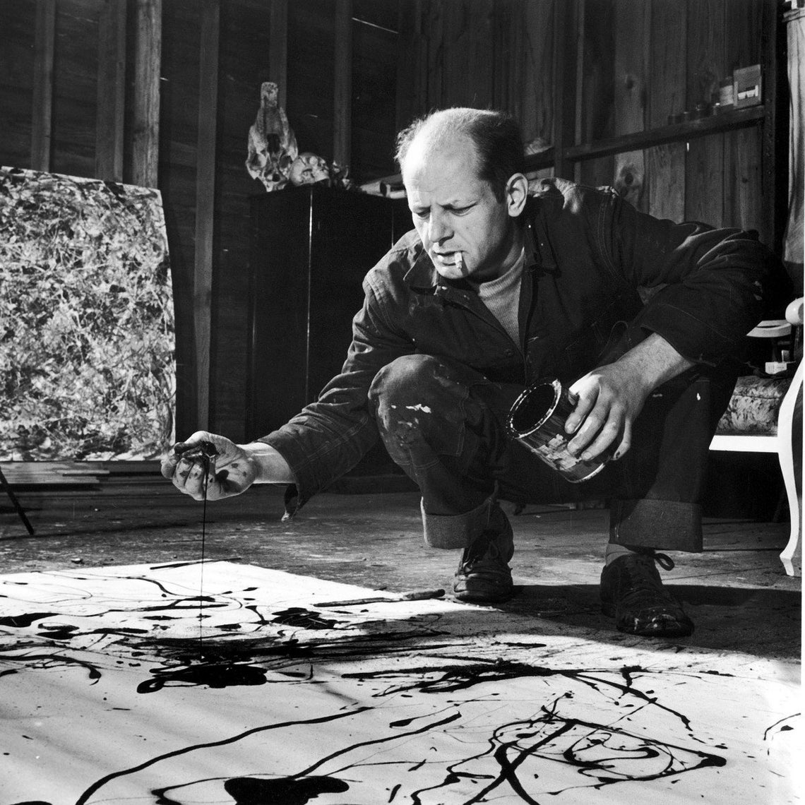 Jackson Pollock Number 28 Giclee Print Texture Gel | Etsy