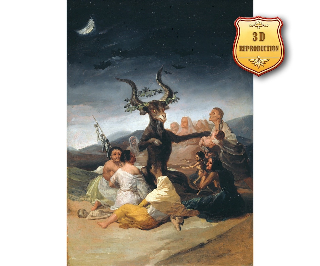 Francisco Goya Witches' Sabbath Giclee Print Reproduction Painting ...