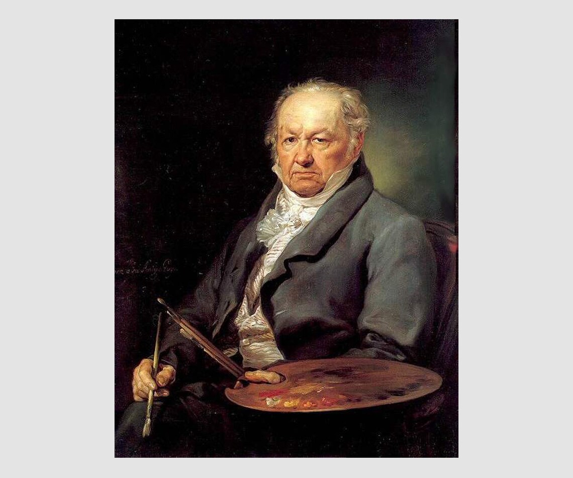 Francisco Goya Two Old Ones Eating Soup Giclee Print | Etsy