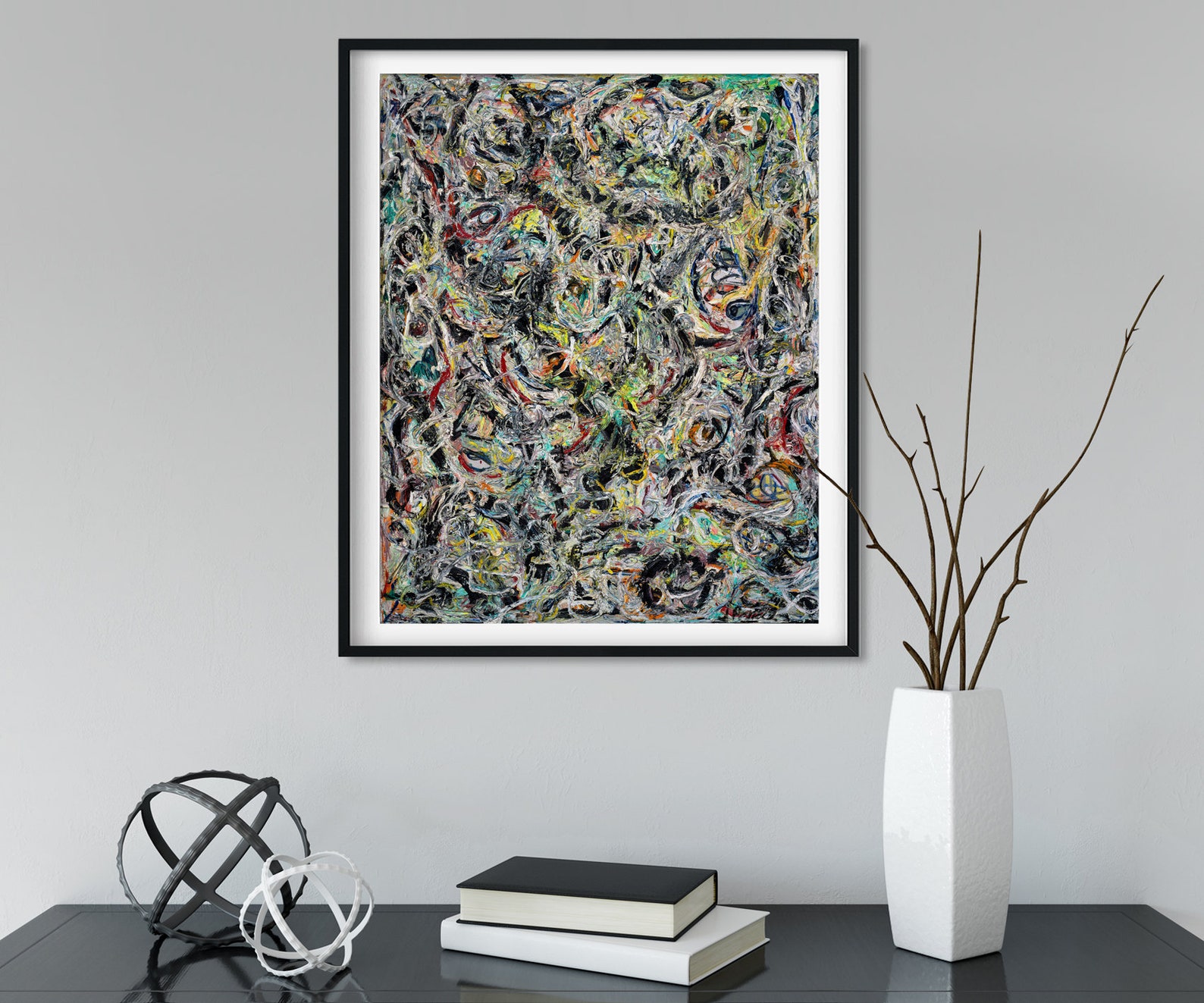 Jackson Pollock Eyes in the Heat Giclee Print Reproduction Painting ...