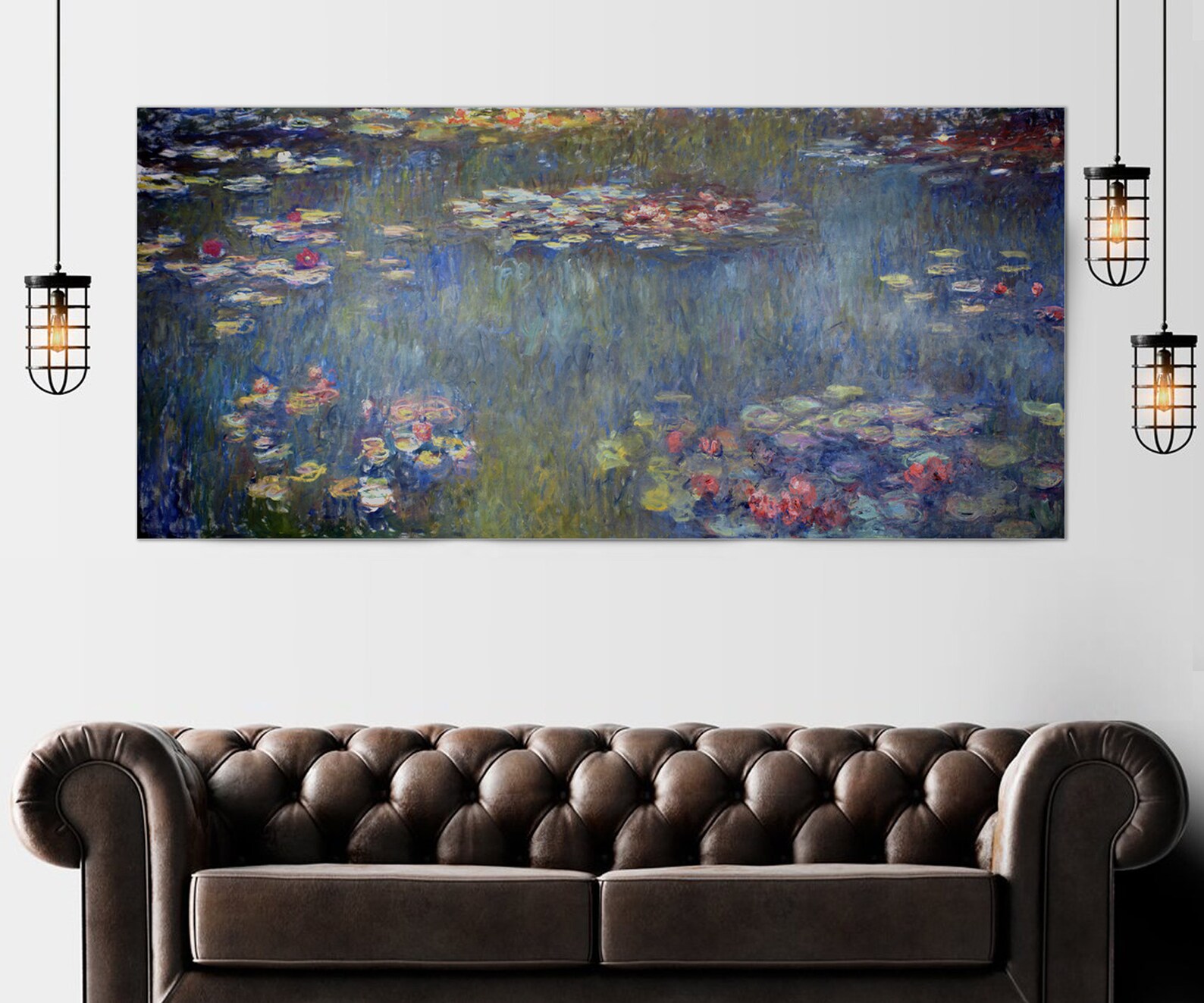 Claude Monet Water Lilies Pond Green Reflection Giclee Print - Etsy
