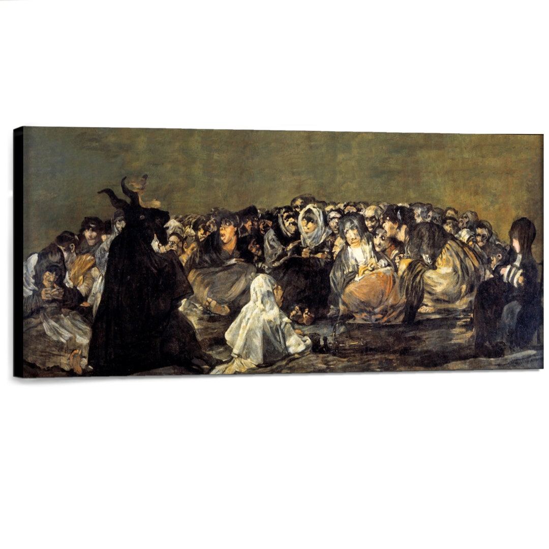 Francisco Goya Witches' Sabbath Ready to Hang 9x23x2,5cm 9x3,5х1in ...