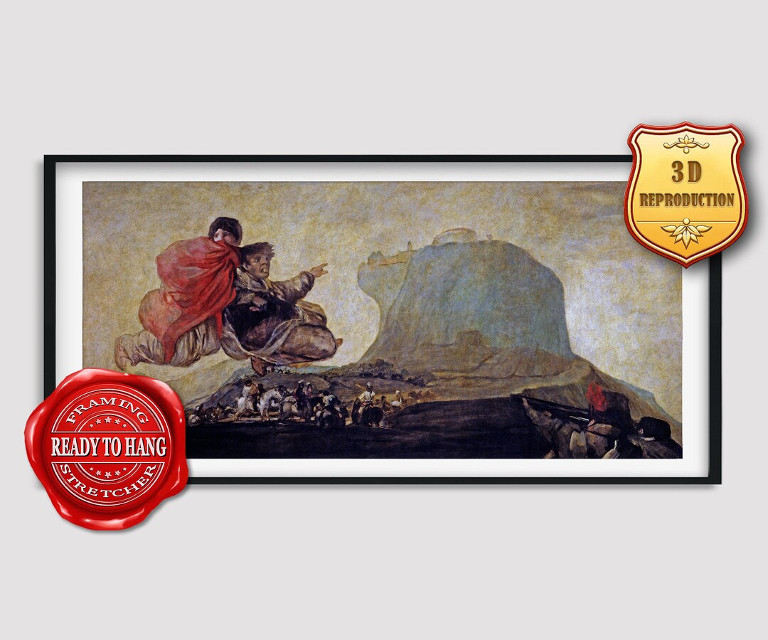 Francisco Goya Asmodea Fantastic Vision Giclee Print Texture Gel ...