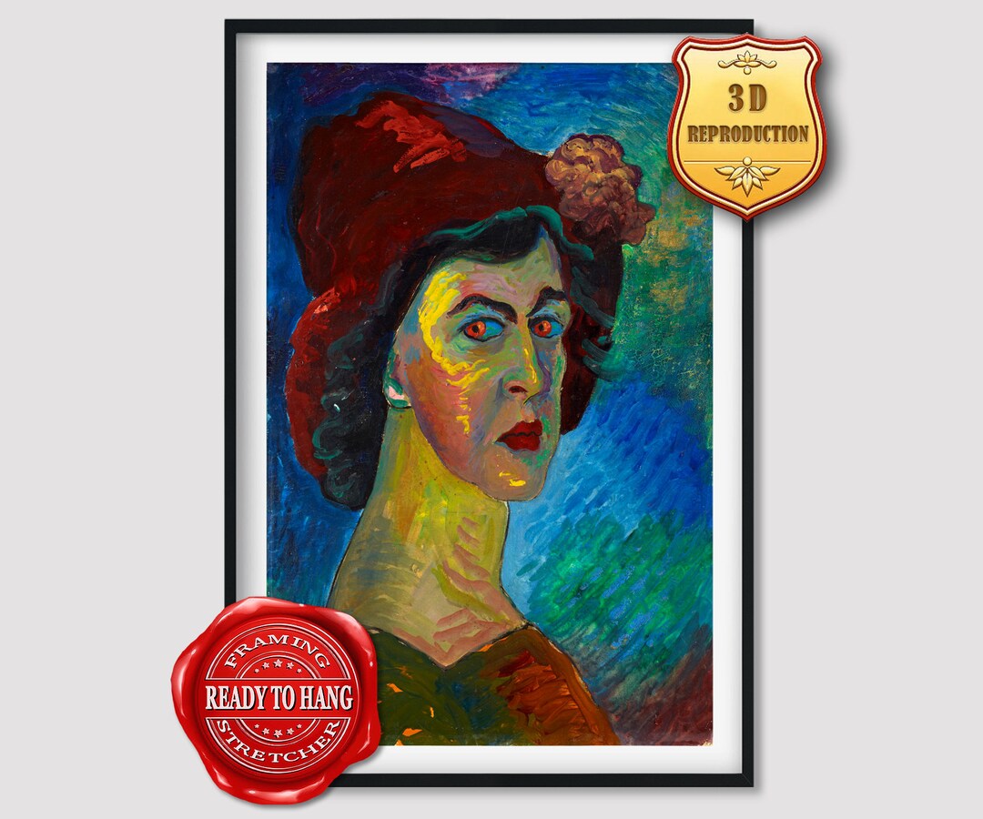 Marianne Von Werefkin Self Portrait I Giclee Print Reproduction ...
