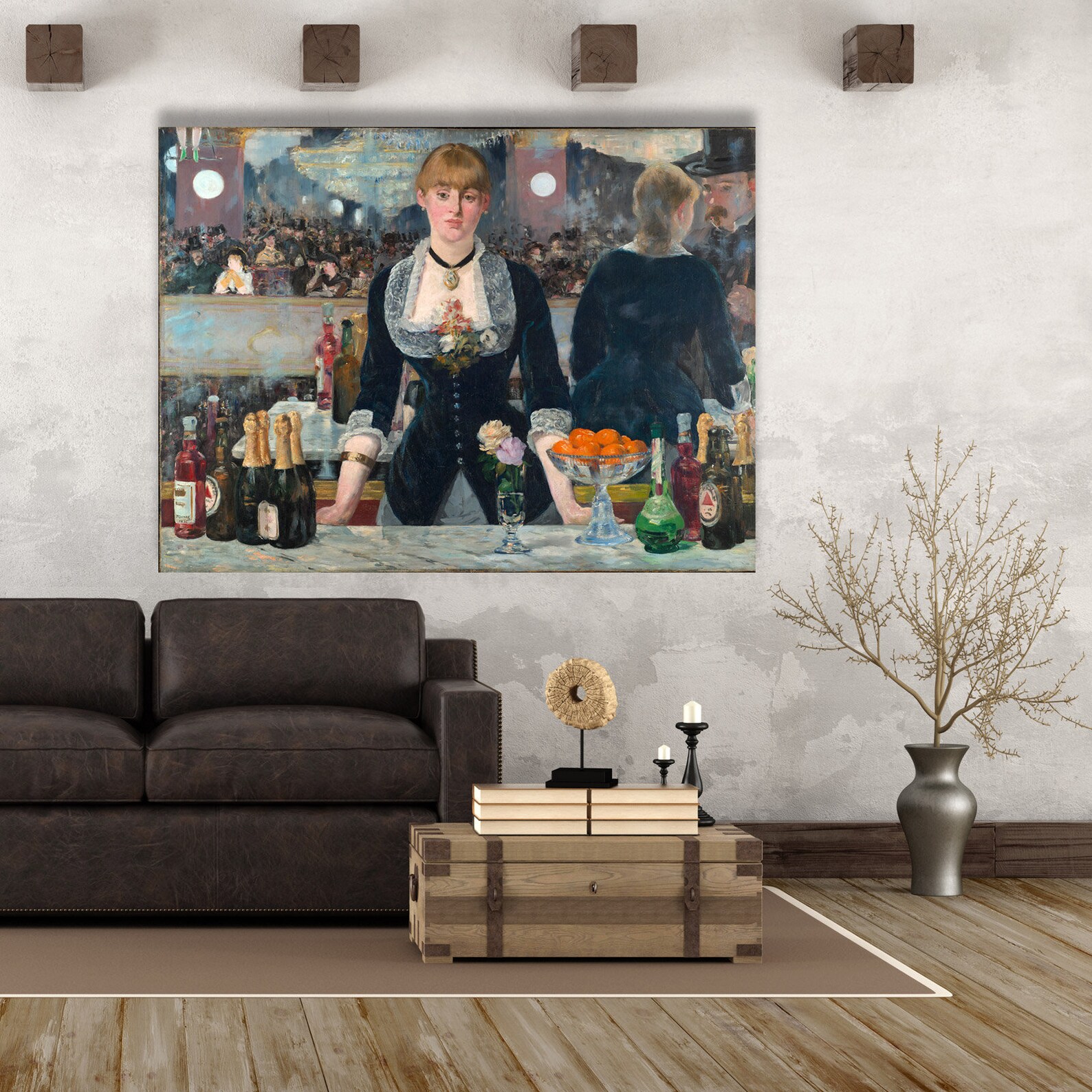 Edouard Manet A Bar at the Folies-bergère Giclee Print Reproduction ...