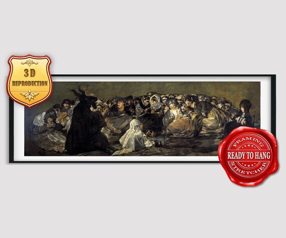 Francisco Goya Witches' Sabbath the Great He-goat Giclee | Etsy
